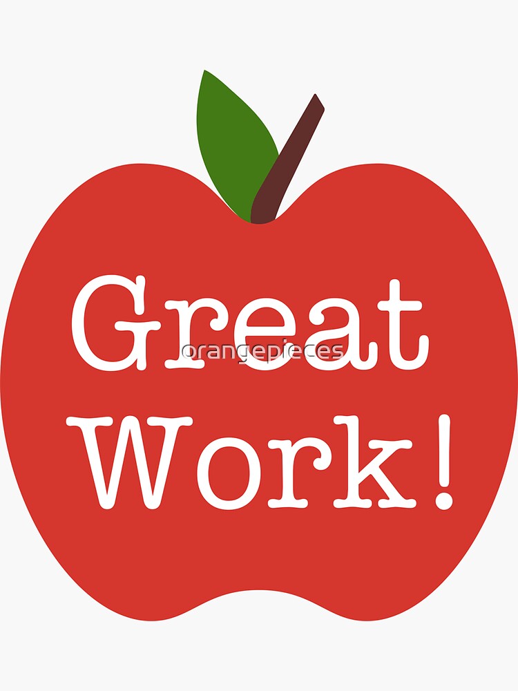 "Great Work! Reward Stickers for Adults, Students Novelty Mug" Sticker ...