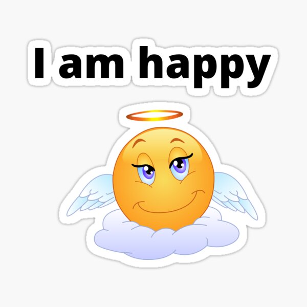 " Smiley Face Emoji" Sticker for Sale by Imranlove | Redbubble