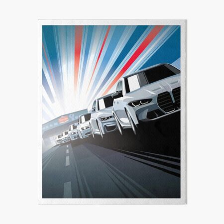"1975-2022 Evolution Of 3-Series Model Graphic illustration" Art Board ...