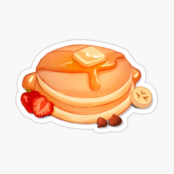 "Pancake" Sticker for Sale by itsemonline | Redbubble