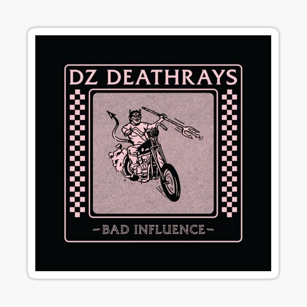"DZDeathrays Bad Influence Album" Sticker for Sale by victorhopkins ...