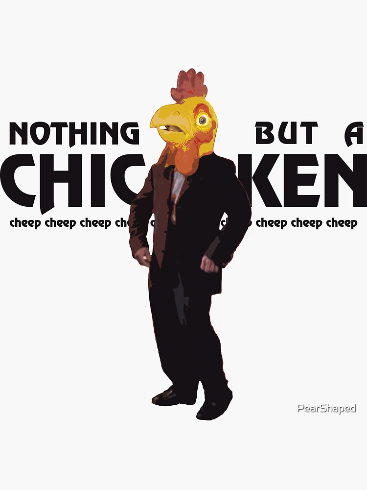 "The Room - Nothing But A Chicken cheep cheep" Sticker for Sale by ...