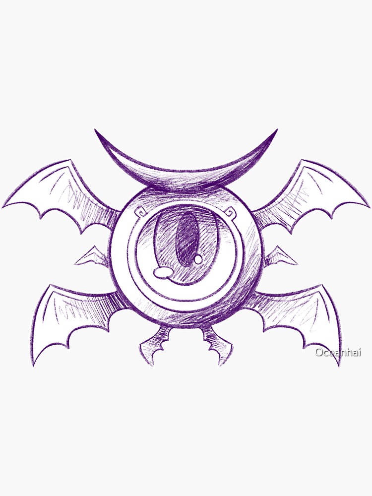 "Bat Vaati" Sticker for Sale by Oceanhai | Redbubble