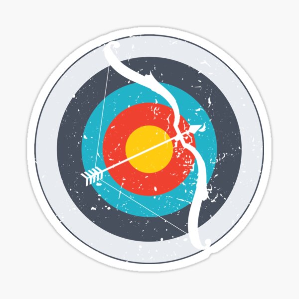 "Archery Bow & Arrow Gift Archer" Sticker for Sale by Spanky3328 ...