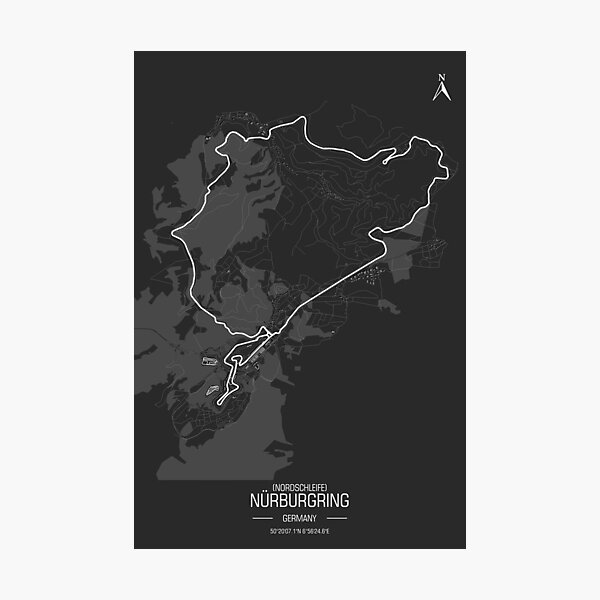 Nurburgring Track Map South