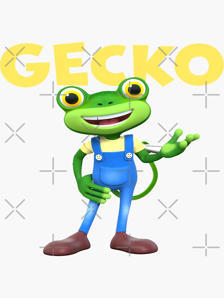 "Gecko's Garage, Music Gecko's Garage, Kids Gecko's Garage" Sticker for ...