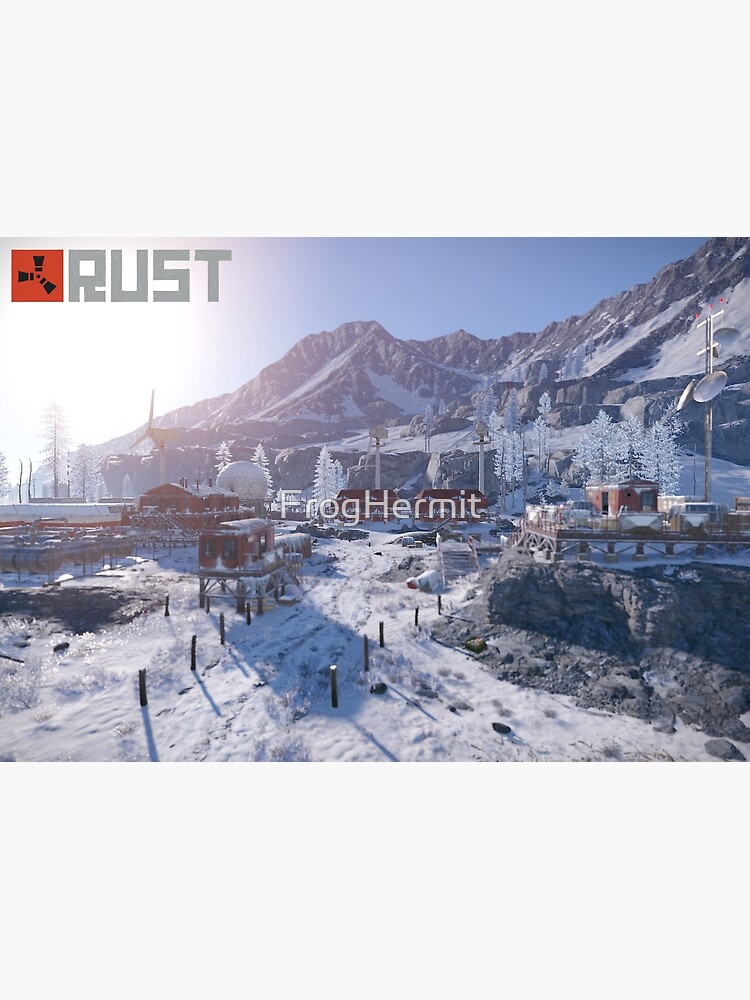"Rust Game - Arctic Base" Poster for Sale by FrogHermit | Redbubble