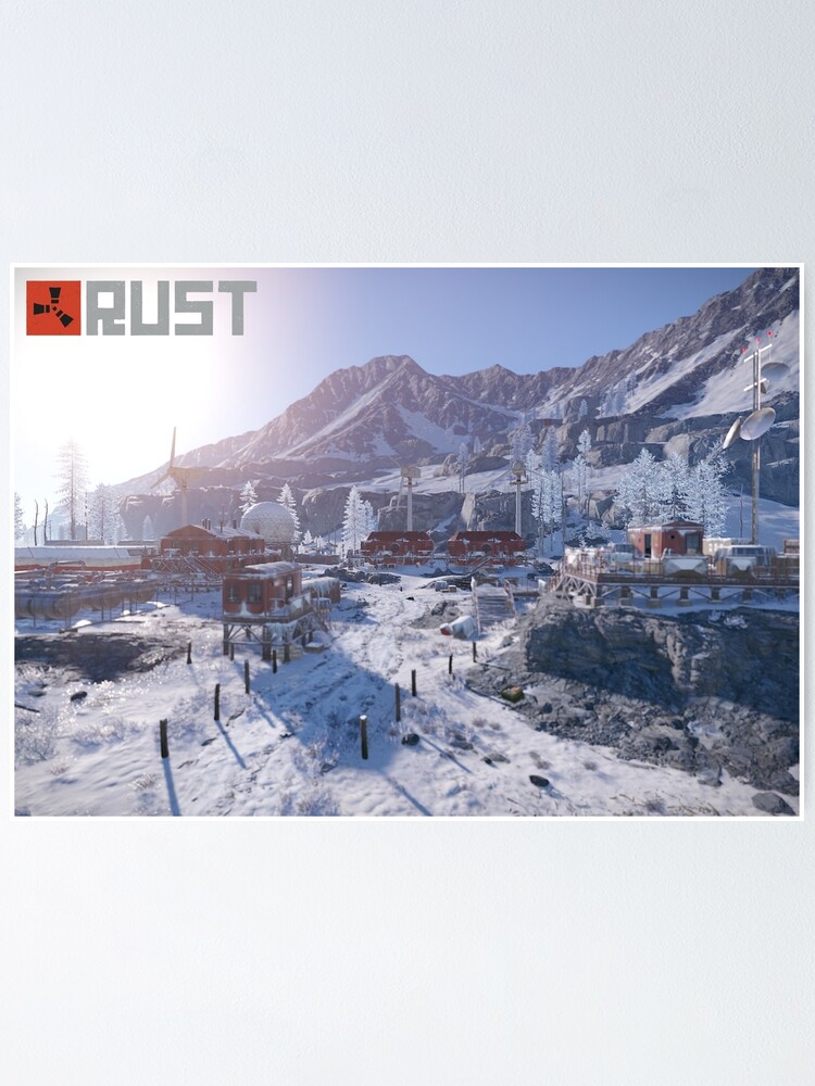 "Rust Game - Arctic Base" Poster for Sale by FrogHermit | Redbubble