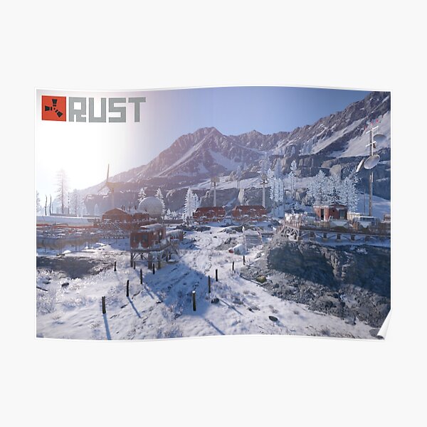 "Rust Game - Arctic Base" Poster for Sale by FrogHermit | Redbubble