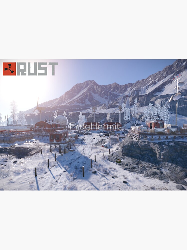 "Rust Game - Arctic Base" Sticker for Sale by FrogHermit | Redbubble