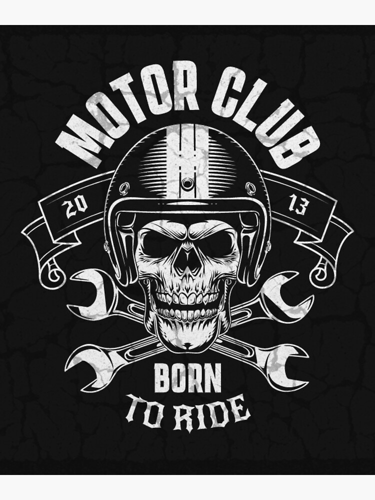 "motor club Skull Skeleton Horror Spooky Scary Death Witch Ghost Dead ...