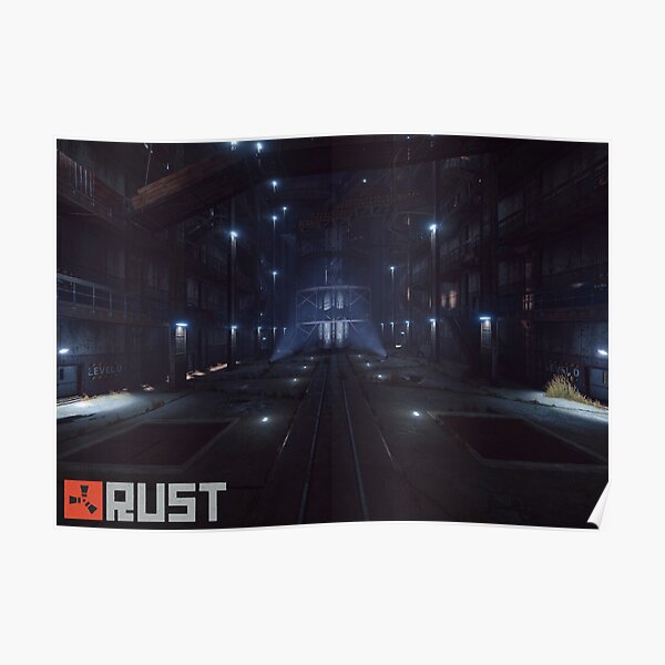 "Rust Game - Launch Site" Poster for Sale by FrogHermit | Redbubble