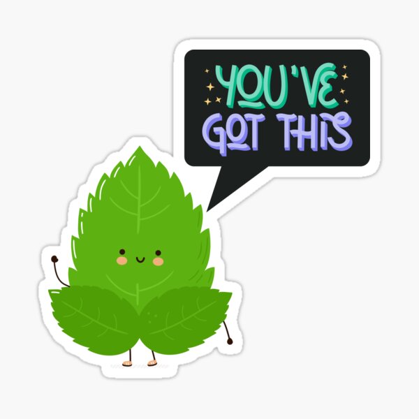"Encourage mint You've got this" Sticker for Sale by Nepaz-Designs ...