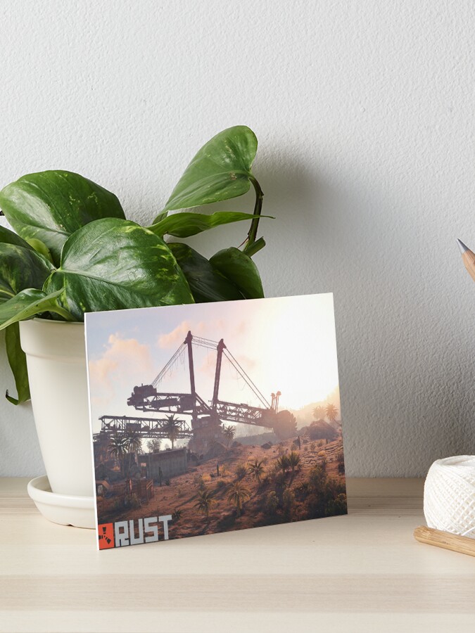 "Rust Game - Giant Excavator" Art Board Print for Sale by FrogHermit ...