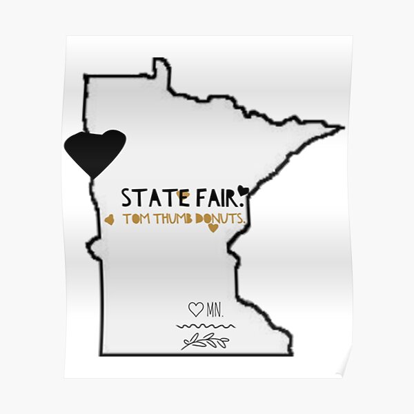 "MINNESOTA STATE FAIR " Poster for Sale by opelife | Redbubble