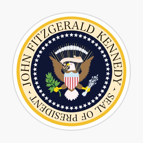 "John F Kennedy Presidential Seal (non-official)" Sticker for Sale by ...