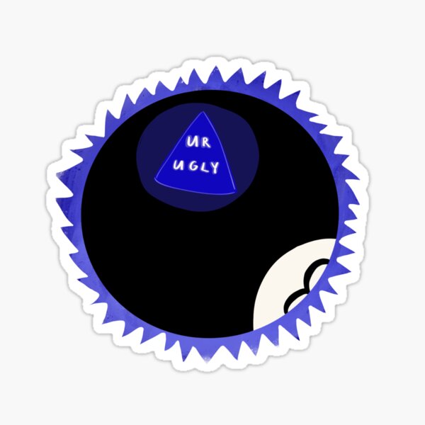 "Magic 8 Ball" Sticker for Sale by hmmimthinking | Redbubble