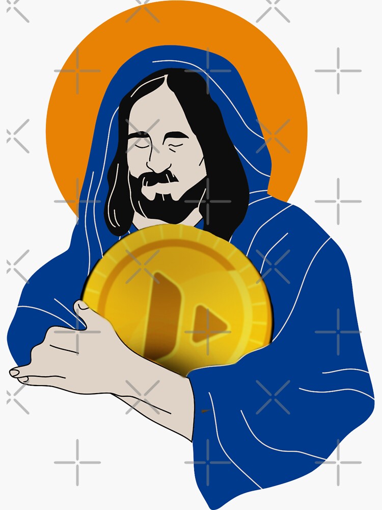"Jesus loves Crypto Avalanche AVAX" Sticker for Sale by Crypmetal ...