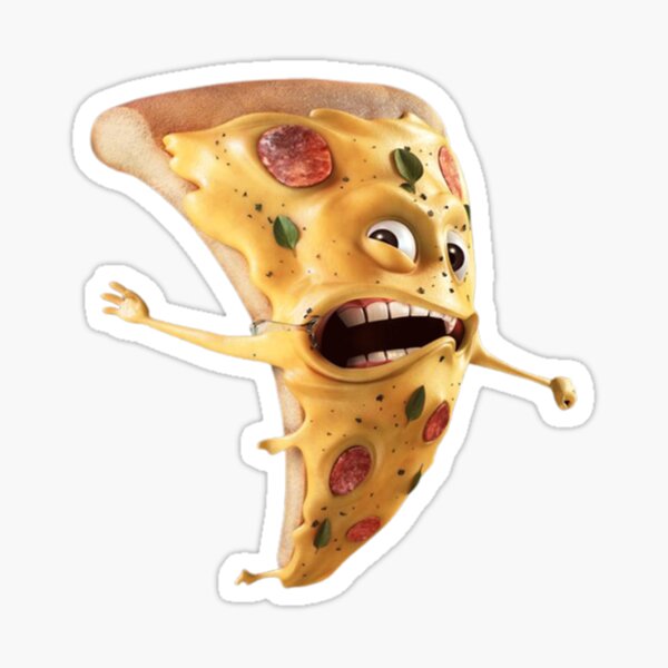 "Funny pizza mn state fair foods " Sticker for Sale by opelife | Redbubble