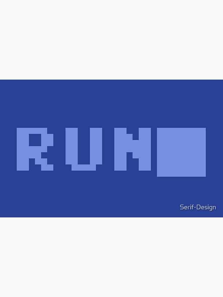 "Run, C64 / Essential T-Shirt" Poster for Sale by Serif-Design | Redbubble