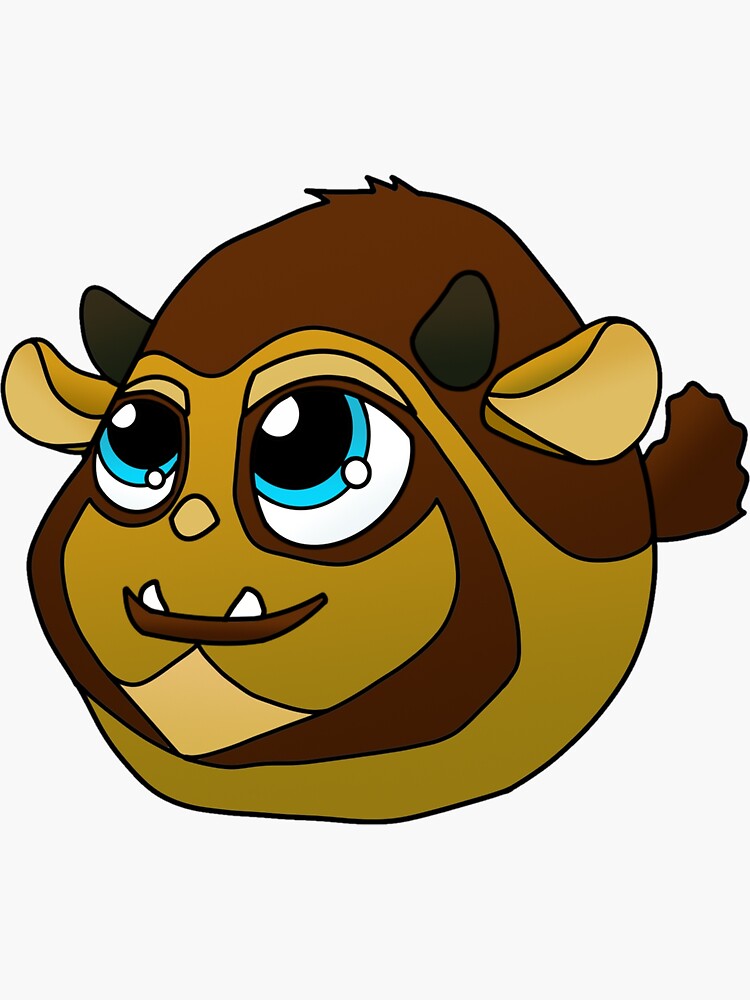 "Beastmon" Sticker for Sale by Welsh-Studios | Redbubble