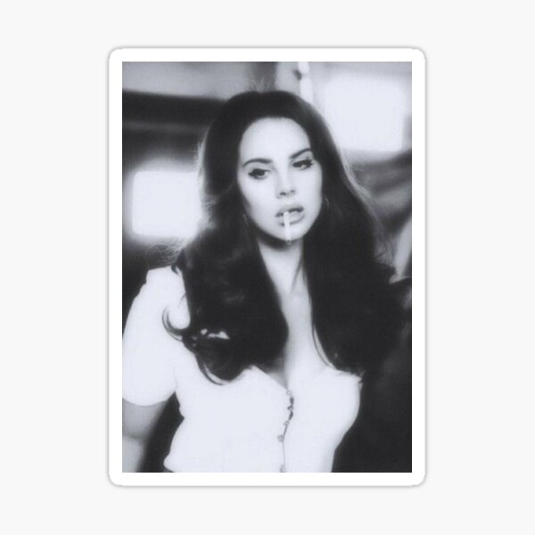 "Lana del ray" Sticker for Sale by blueberrycafe | Redbubble