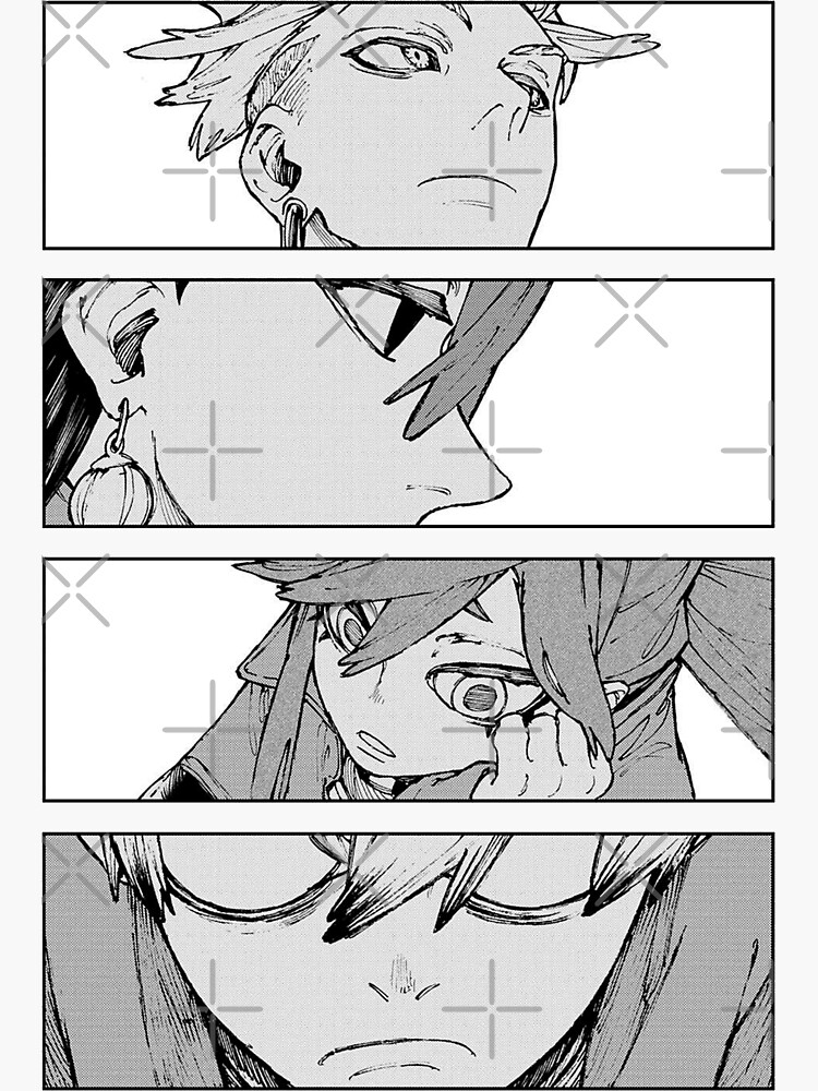 "RUDO, ENJIN, RIYO AND ZANKA - GACHIAKUTA" Sticker for Sale by SpikeZEM ...