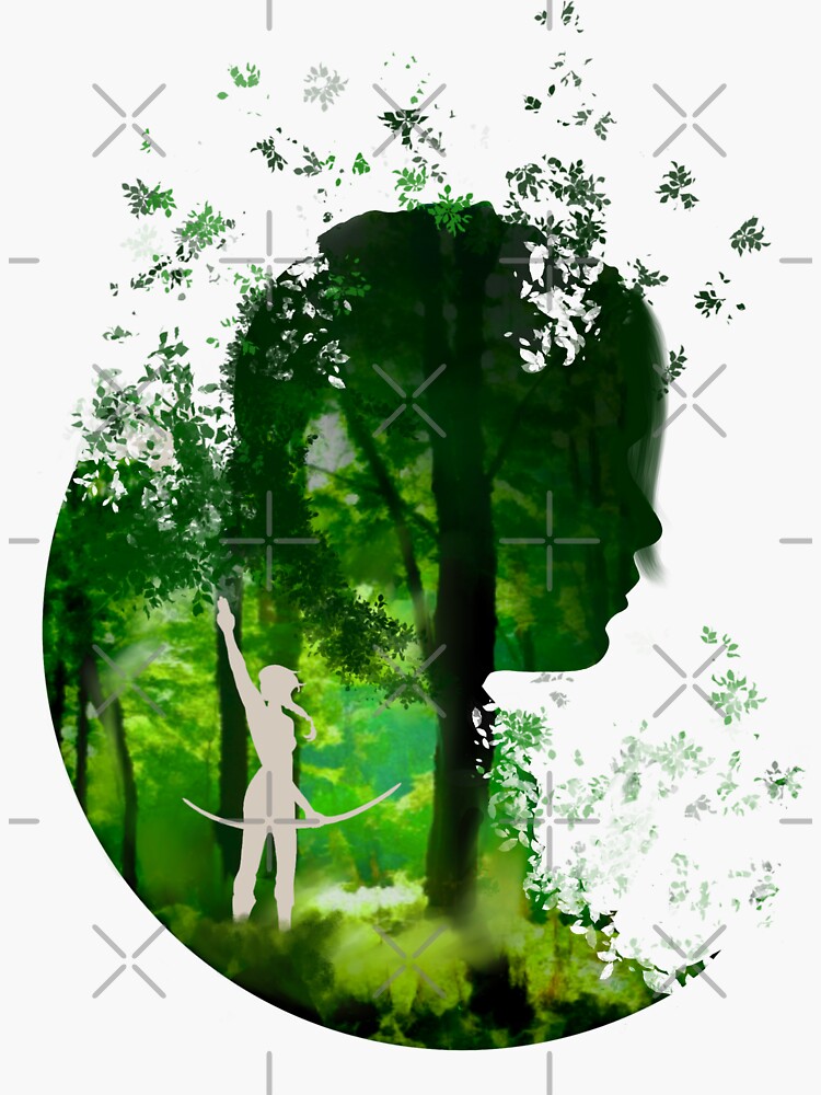 "Hunger games" Sticker for Sale by ThisNThatArt | Redbubble