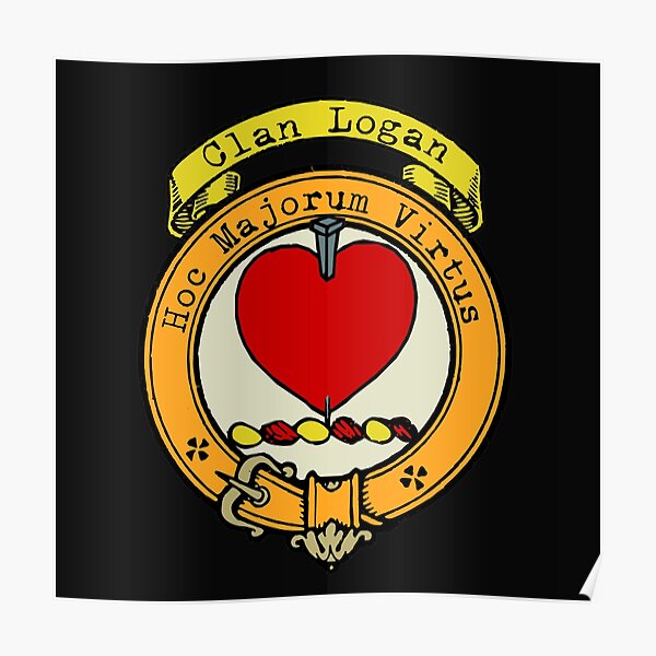 Póster «Cresta del apellido del clan escocés Logan del clan» de ljrigby ...