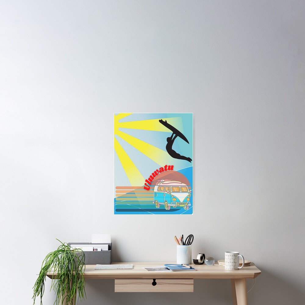 "Greatest Surfing Destinations, radical surfer dude" Poster for Sale by ...