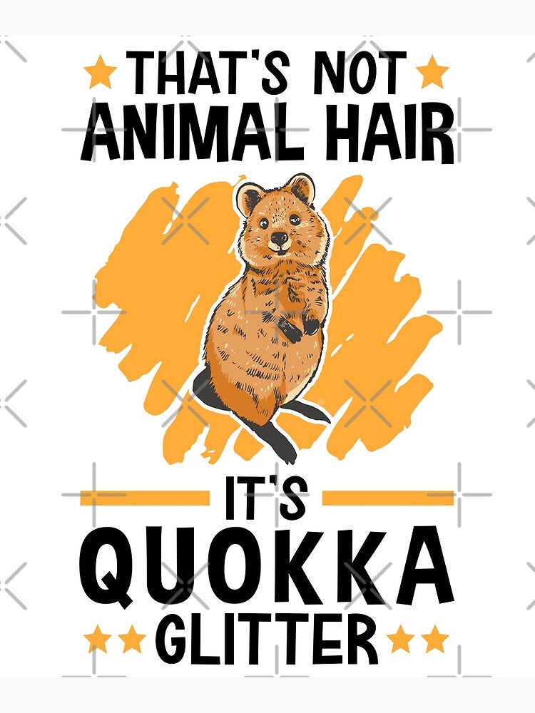 "This is Quokka glitter Australian marsupial" Poster by madgrfx | Redbubble