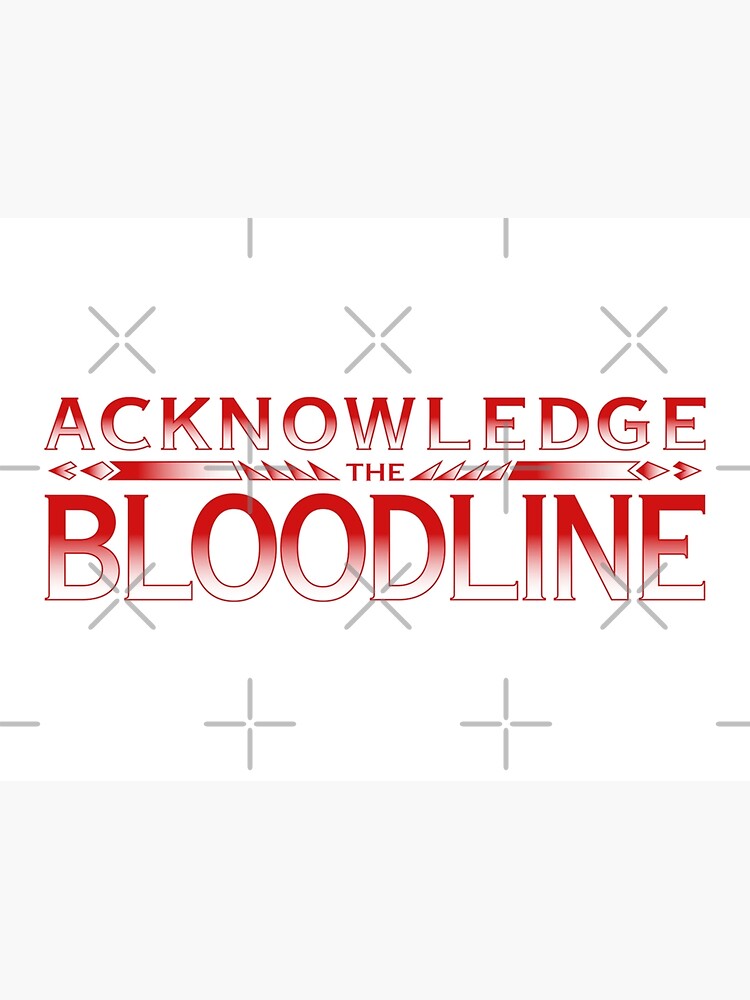 "USOS Acknowledge The Bloodline Design" Poster for Sale by YourVintage ...