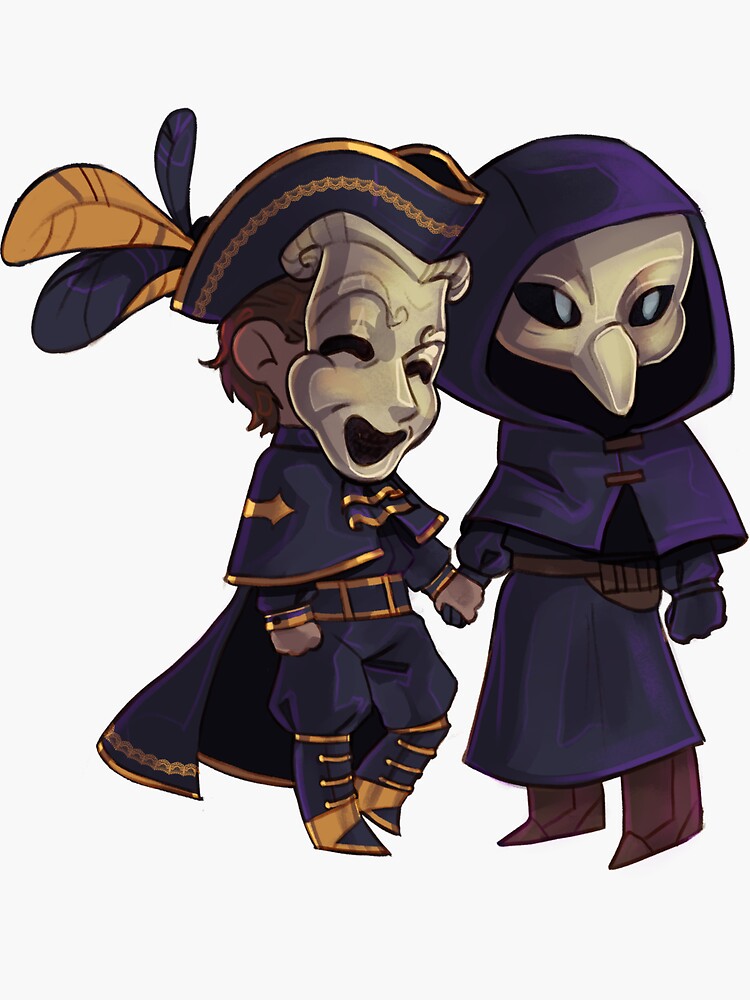 "Alagadda SCP 035 and SCP 049" Sticker for Sale by InajeExe | Redbubble