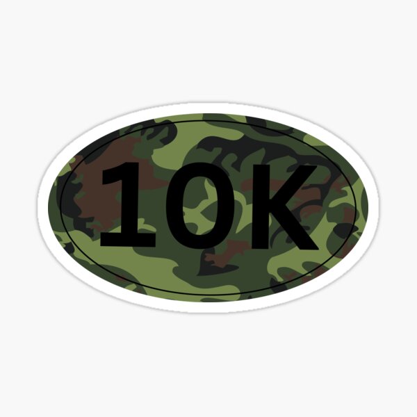 "Camo, 10K - Black" Sticker for Sale by LatterDaze | Redbubble
