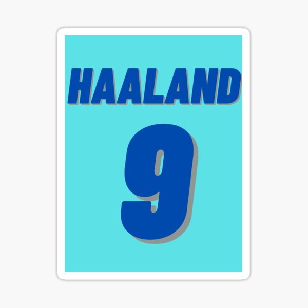 "Haaland" Sticker for Sale by GreenCREW | Redbubble