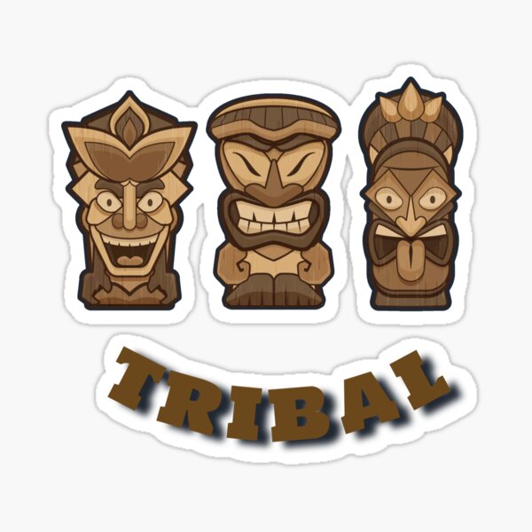 "TRIBAL" Sticker for Sale by LOCALITER | Redbubble