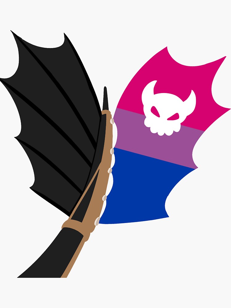 "Toothless bi pride tail " Sticker for Sale by yumerix | Redbubble