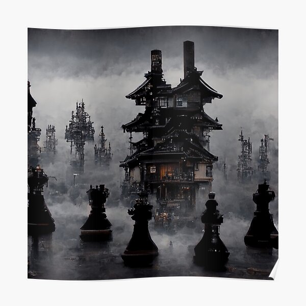 "Samurai opening" Poster for Sale by Arhe-Chess-Art | Redbubble