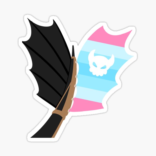 "Toothless transmasc pride tail " Sticker for Sale by yumerix | Redbubble