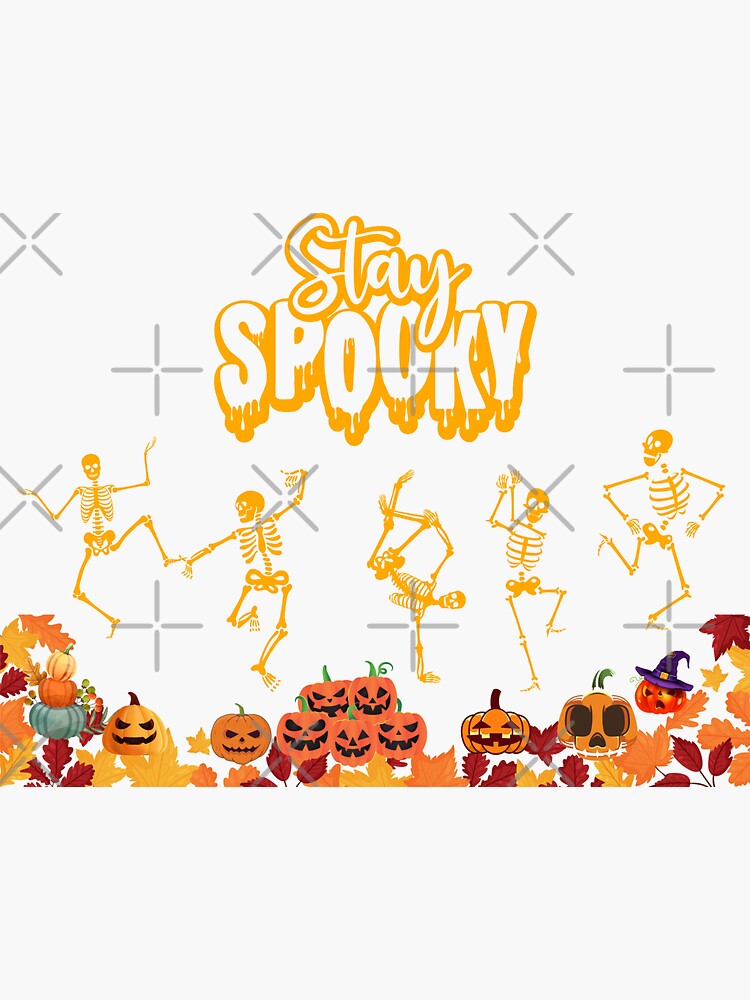 "Halloween - Stay Spooky " Sticker for Sale by enzosartworks | Redbubble