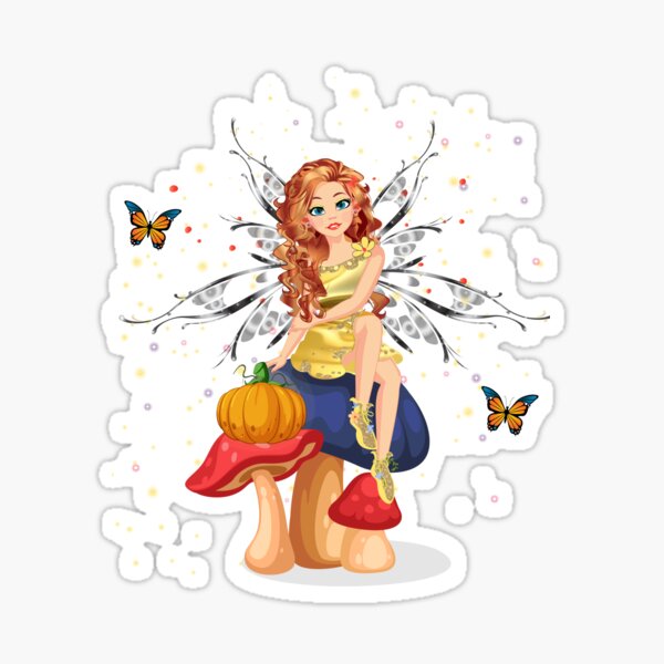 "Welcome to Felicia's Shimmering Fall Collection!" Sticker for Sale by ...