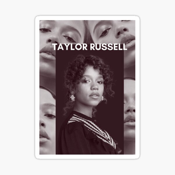 "Taylor Russell" Sticker for Sale by patrixia11 | Redbubble
