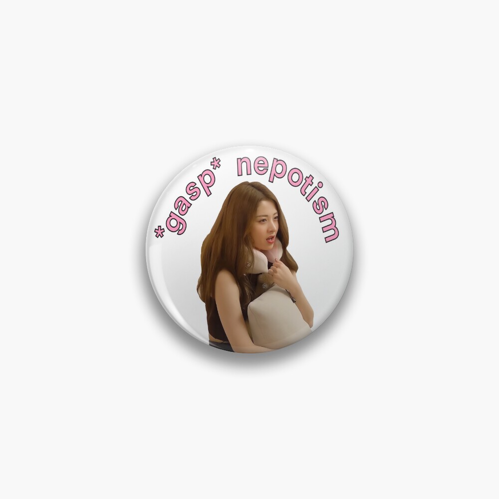 "*gasp* nepotism (yunjin)" Sticker for Sale by gemimai | Redbubble