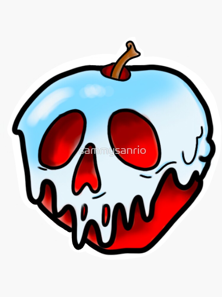 "Poison Apple " Sticker for Sale by sammysanrio | Redbubble