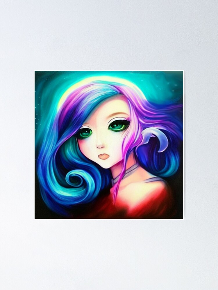 Astral Girl Poster For Sale By Yoshijiro Redbubble