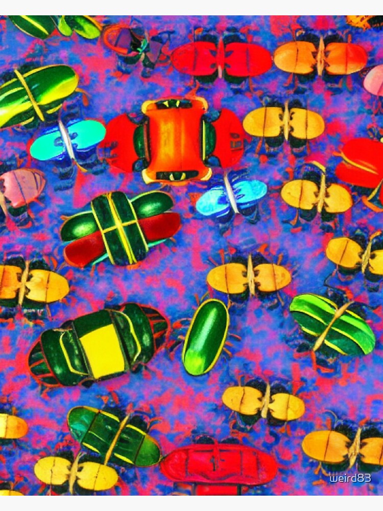 "Malevich psychedelic Beetle bug insect lady bug legs wings larvae ...