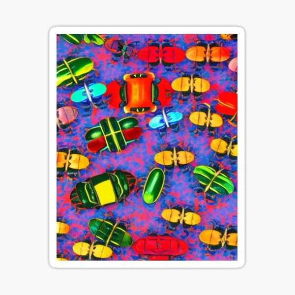 "Malevich psychedelic Beetle bug insect lady bug legs wings larvae ...