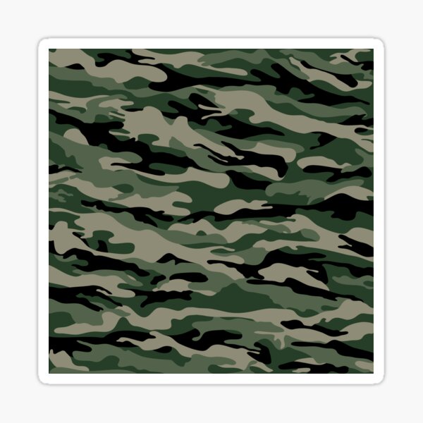 "Army Camo" Sticker for Sale by XanderOne | Redbubble