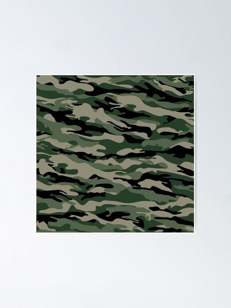 "Army Camo" Poster for Sale by XanderOne | Redbubble