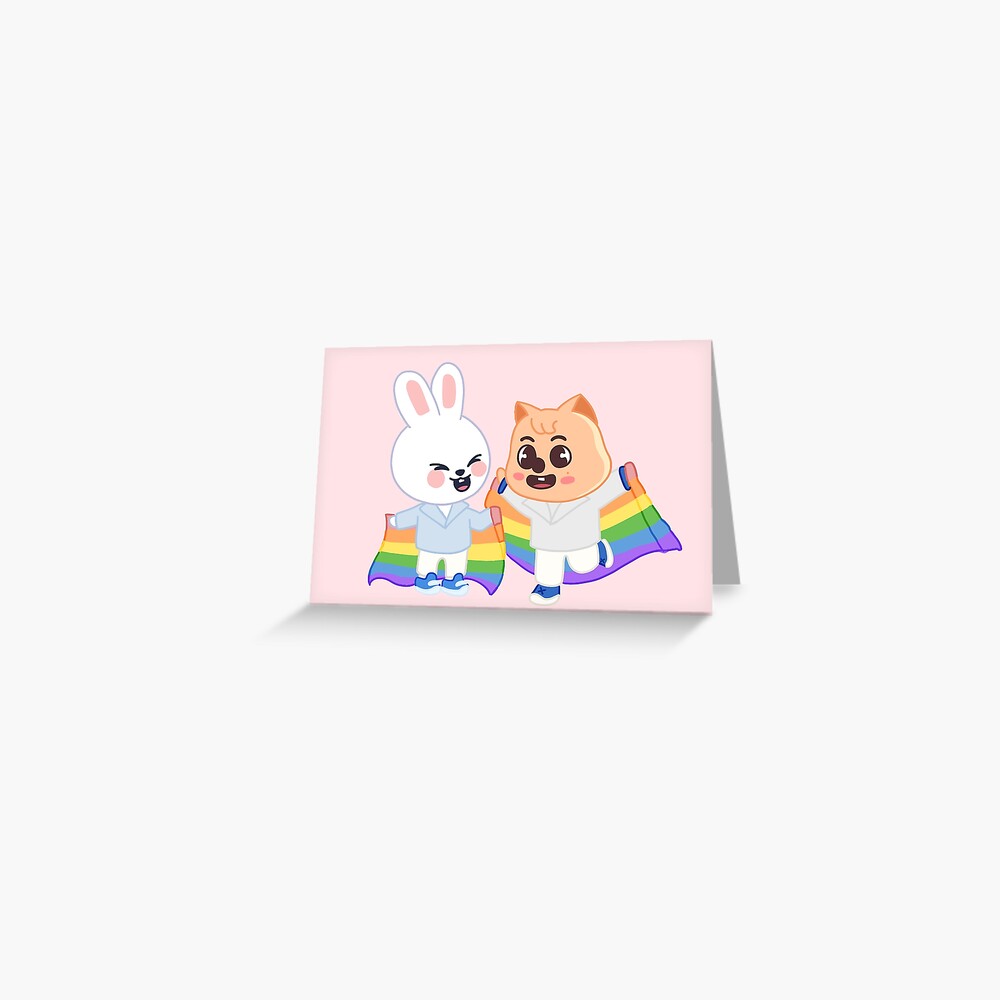 "STRAY KIDS (SKZOO) Leebit and Han Quokka Pastel Rainbow(Pride ...
